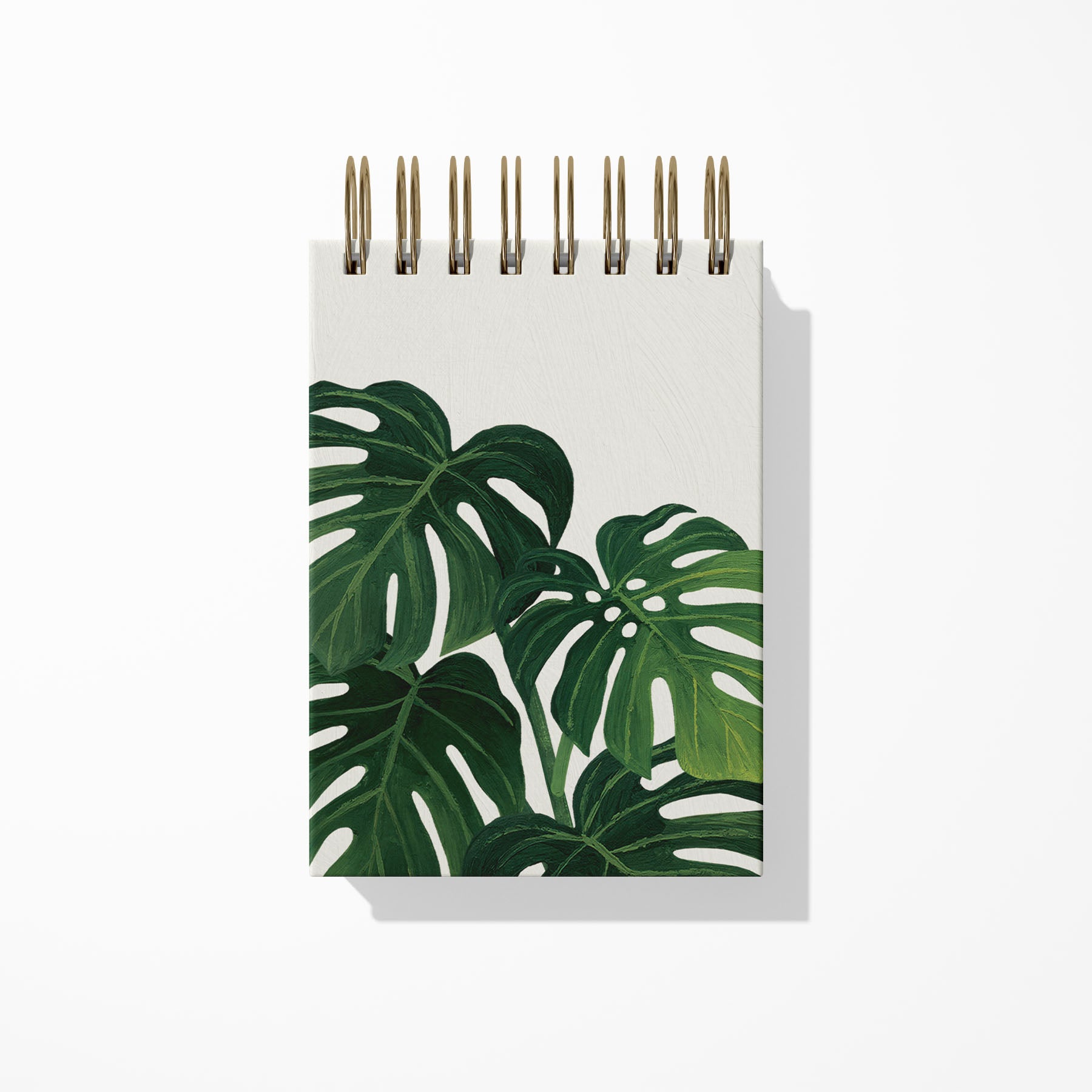 Monstera Chunky Spiral Notepad