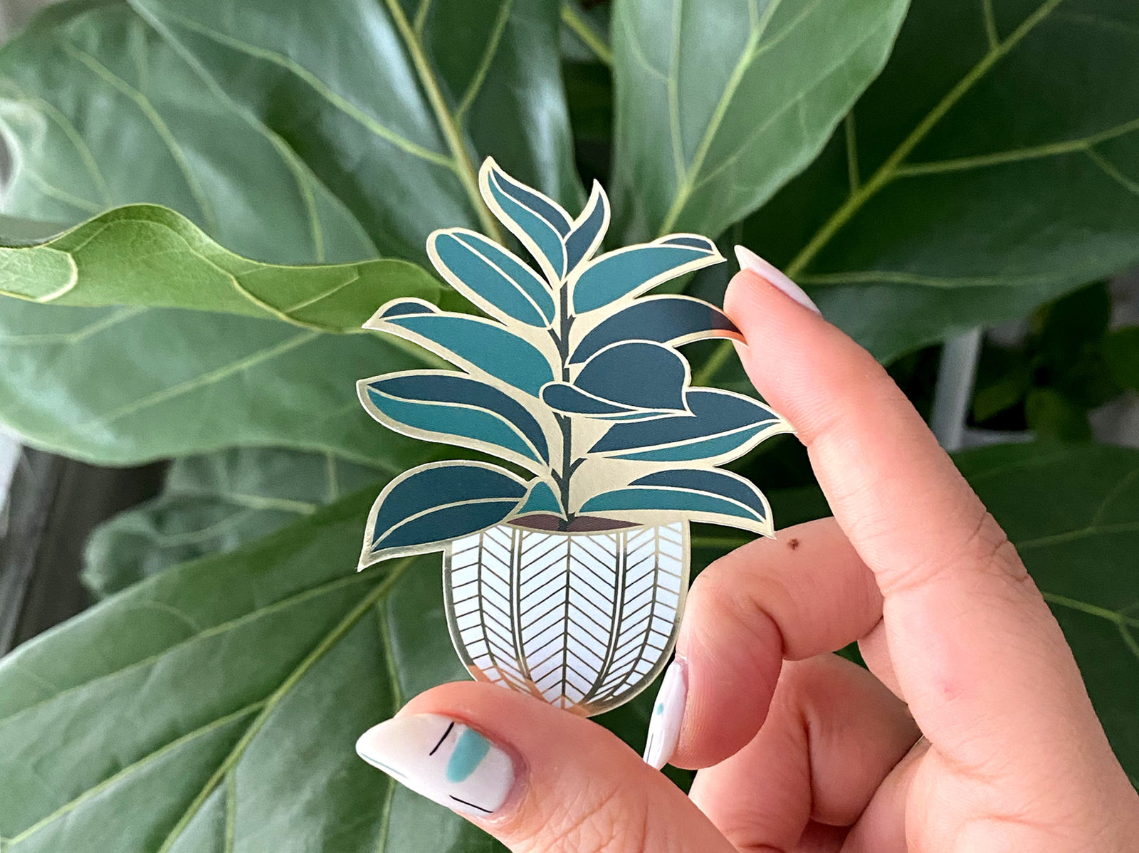 Rubber Tree Sticker